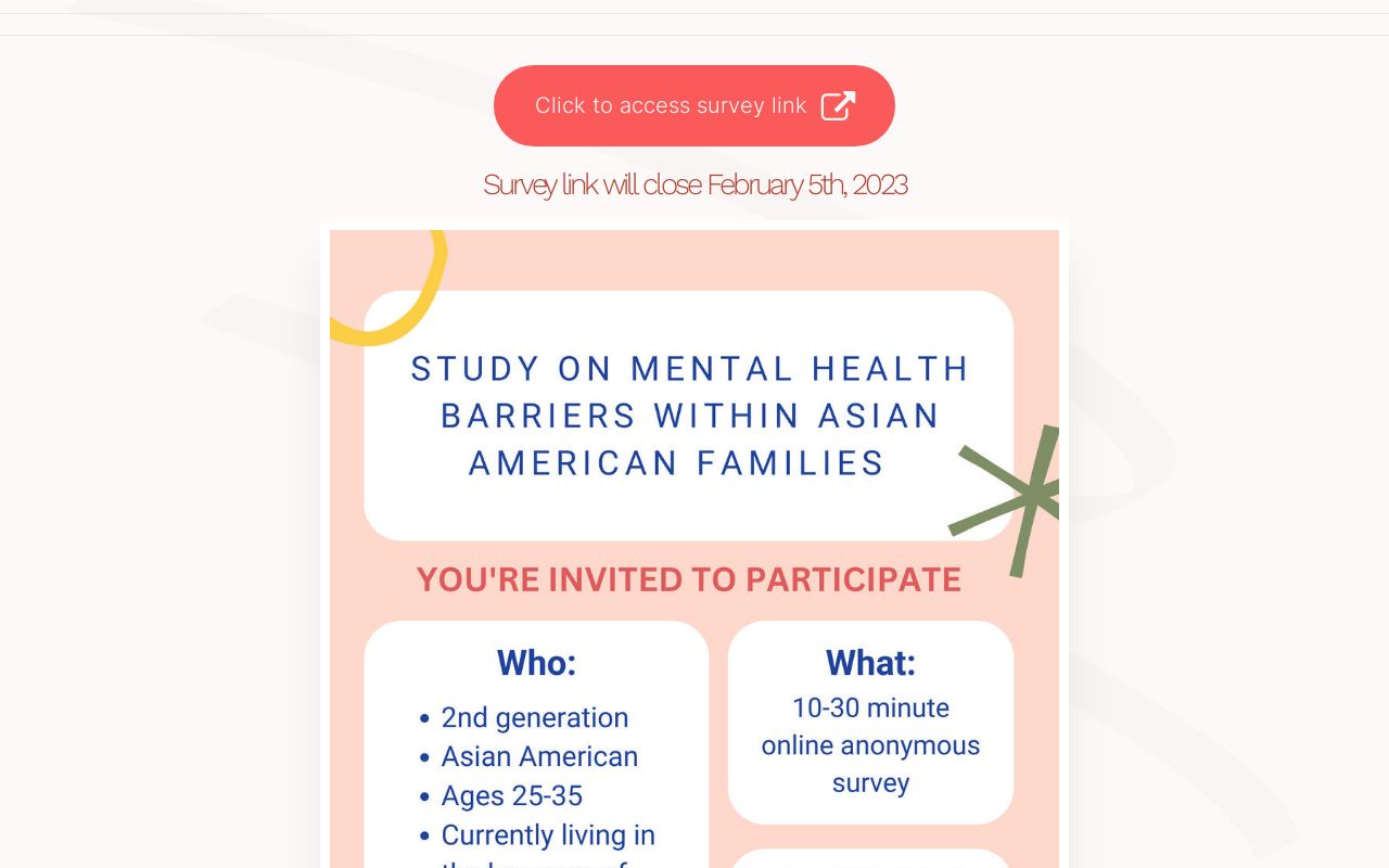 Asian American Mental Health Study